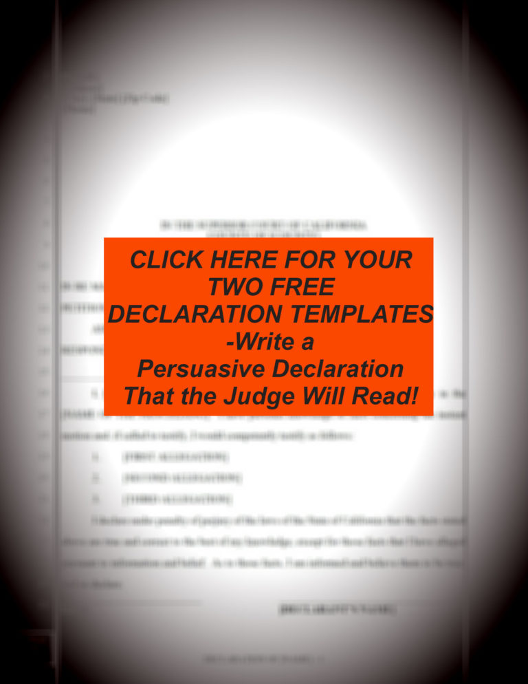 HOW TO WRITE DECLARATIONS FOR DIVORCE COURT HEARINGS: TIPS FROM AN ...